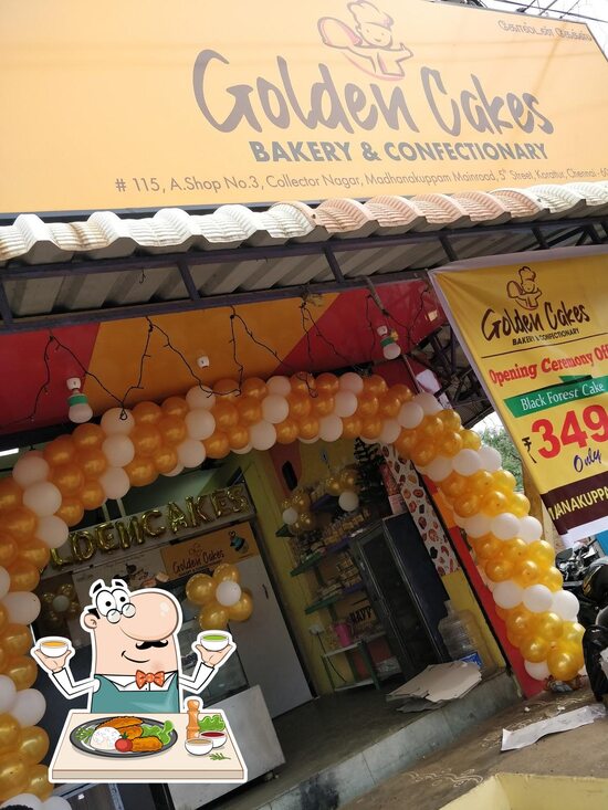 Menu at Golden cakes, Chennai