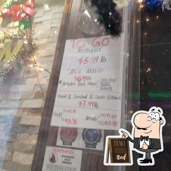 Menu at Great Chow China Buffet restaurant, Augusta