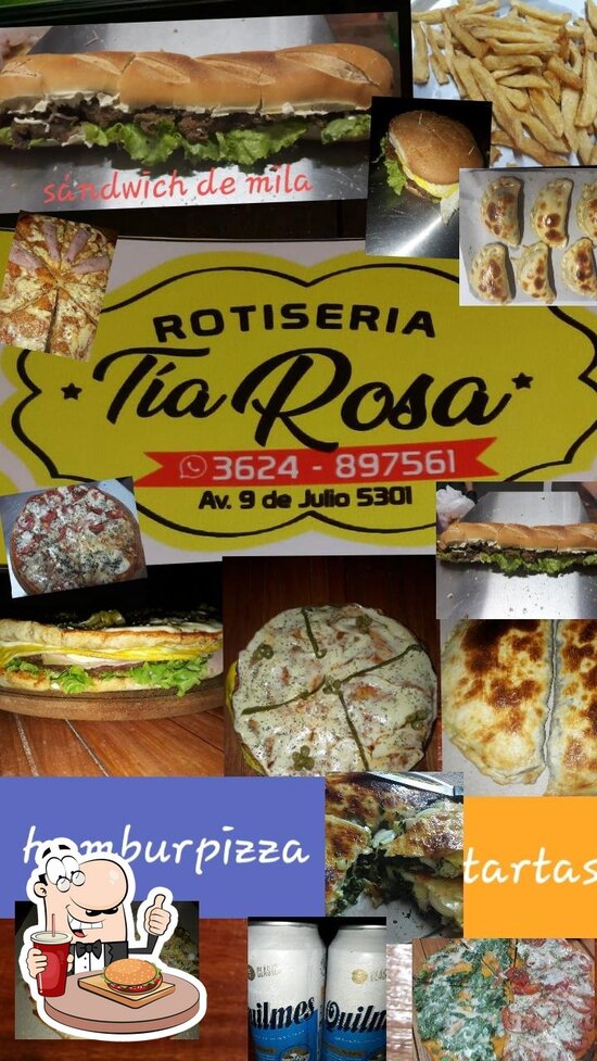 Menu at Roticeria Tia Rosa restaurant, Barranqueras