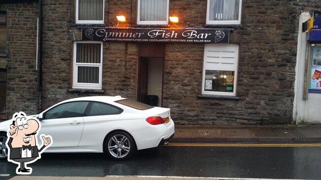 Menu at Cymmer Fish Bar, Porth