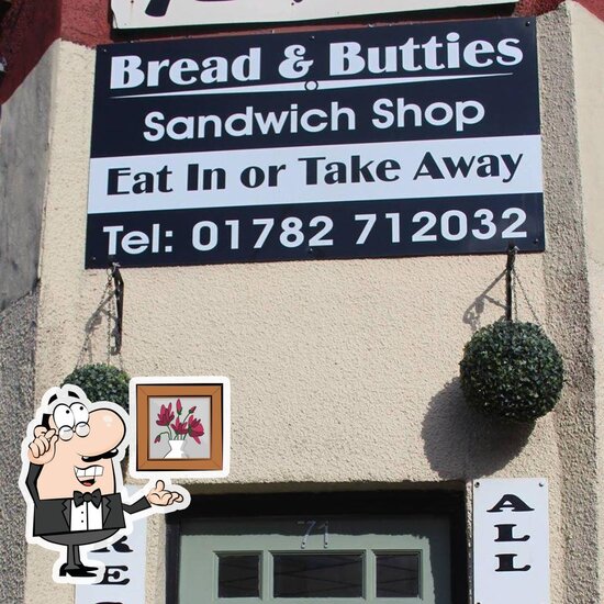 Menu at Bread & Butties cafe, Newcastle-under-Lyme