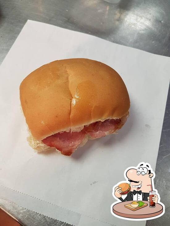 Menu at Butties fast food, Lutterworth