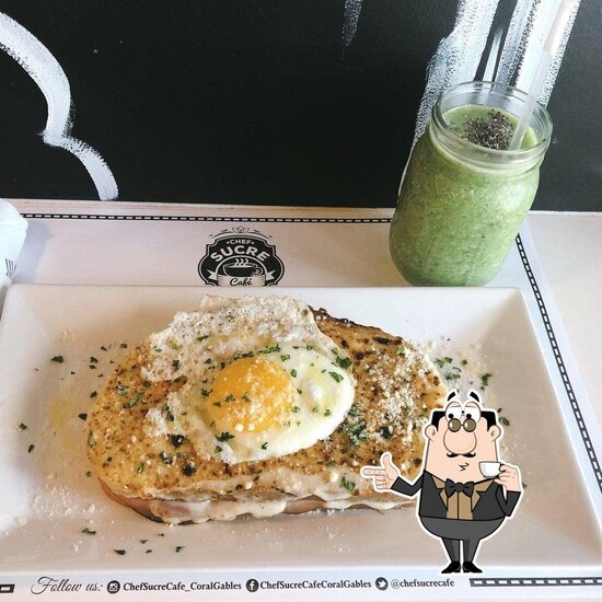 Menu at Chef Sucre Café cafe, Coral Gables