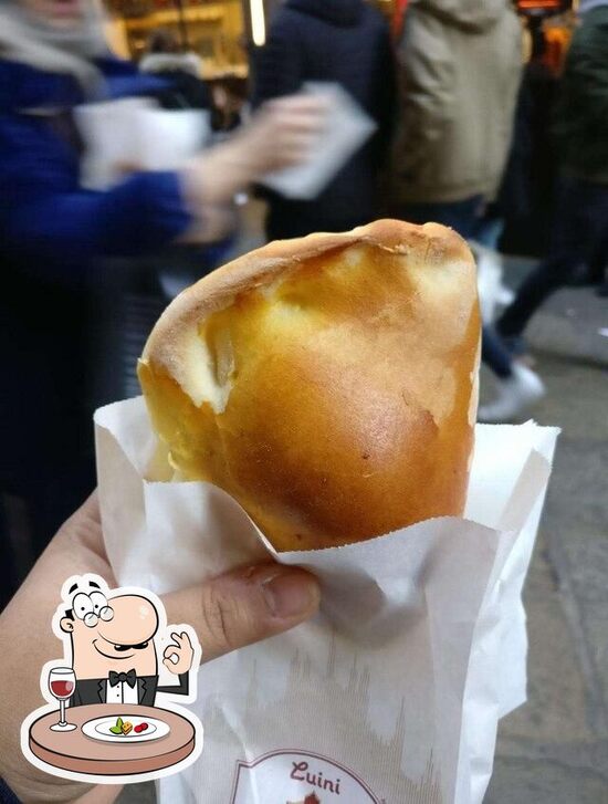 Carta de comida rápida Panzerotti Luini, Milan