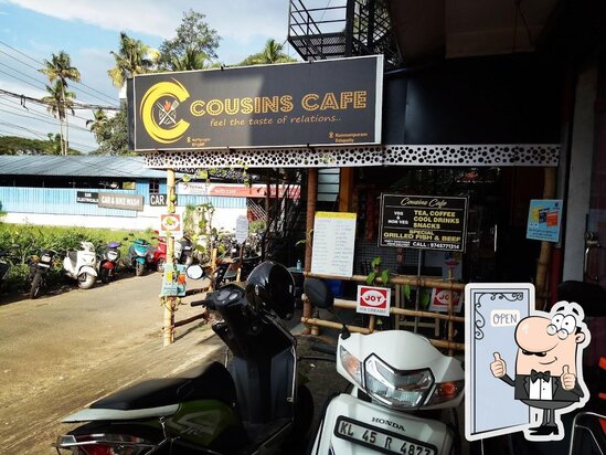 Menu at Cousins cafe, Ernakulam