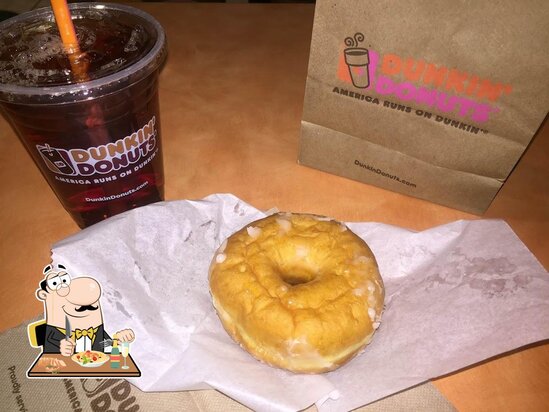 Menu at Dunkin' fast food, Milford, 31 Main St