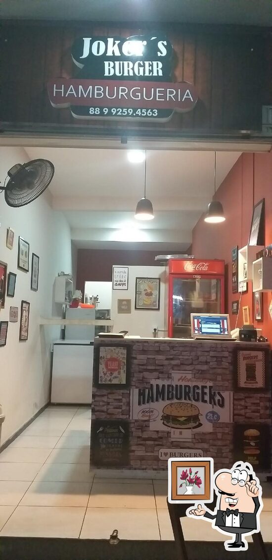 Menu at Jokers burger restaurant, Tianguá