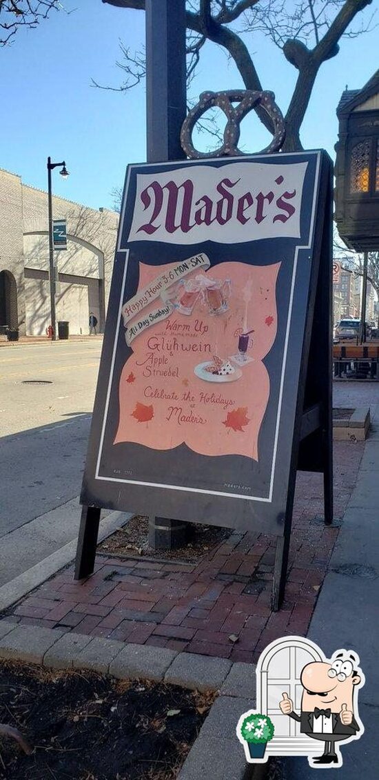 Menu at Mader's Restaurant, Milwaukee