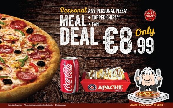 Menu at Apache Pizza & Peking Edenderry pizzeria, Edenderry