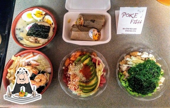 Poke fish sushi in Ann Arbor - Restaurant menu and reviews