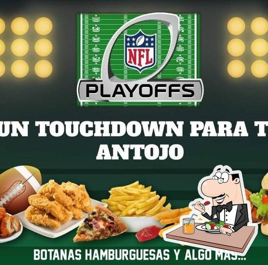 Menu at NFL PlayOffs restaurant, Monclova