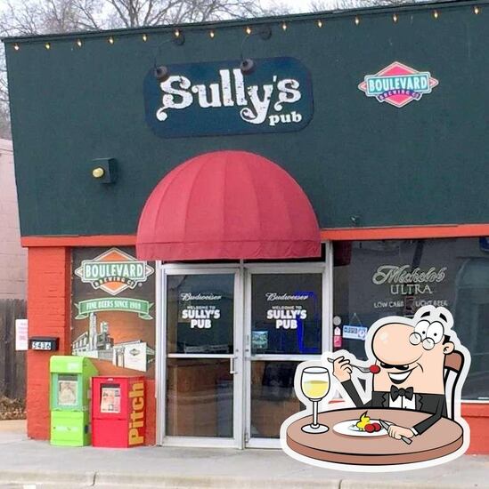 Menu at Sully's Pub, Mission