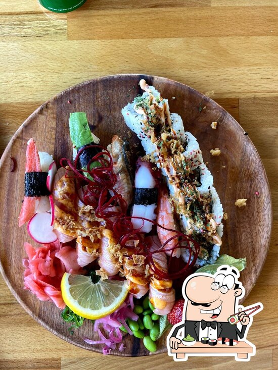 Menu at Ariu sushi restaurant, Nyköping