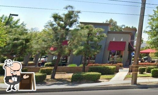 Menu at Panda Express fast food, Redlands, W Redlands Blvd