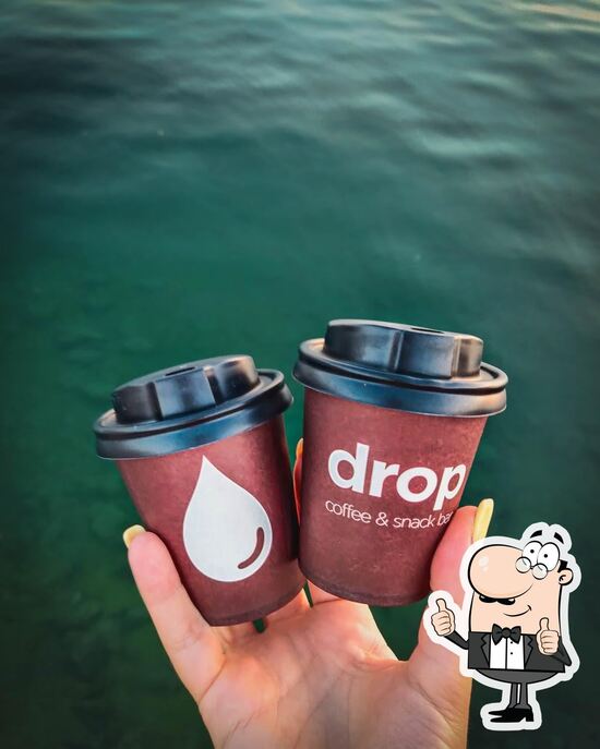 Carta del café Drop, Ohrid