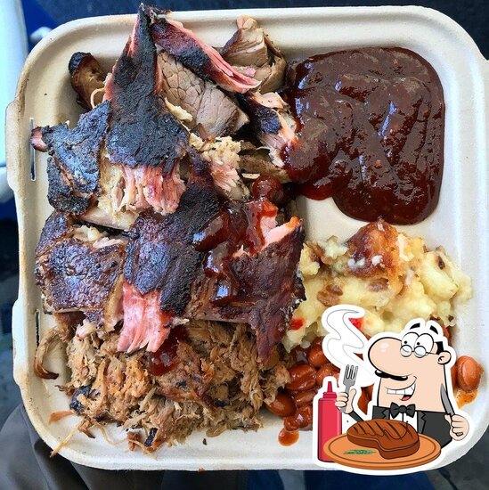 Menu at The South Smokin BBQ, Hayward, 400 W Harder Rd