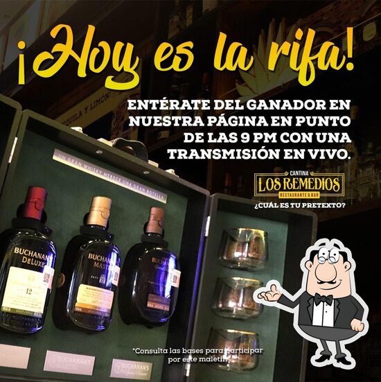 Carta del restaurante La Cantina del los Remedios, Mexicali