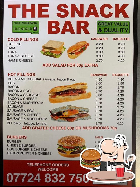 Snack Bar Burger Van, Chelmsford - Restaurant menu, prices and reviews