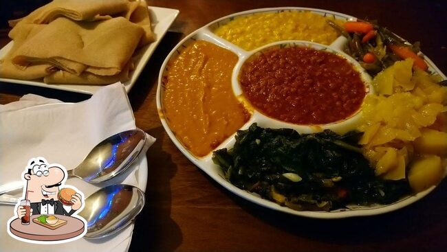 Menu at Andu Ethiopian Vegan Café restaurant, London, 528 Kingsland Rd