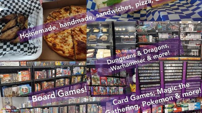 Menu at Game Vault: Game Store & Cafe, El Paso