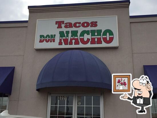 Menu at Tacos Don Nacho restaurant, Oklahoma City