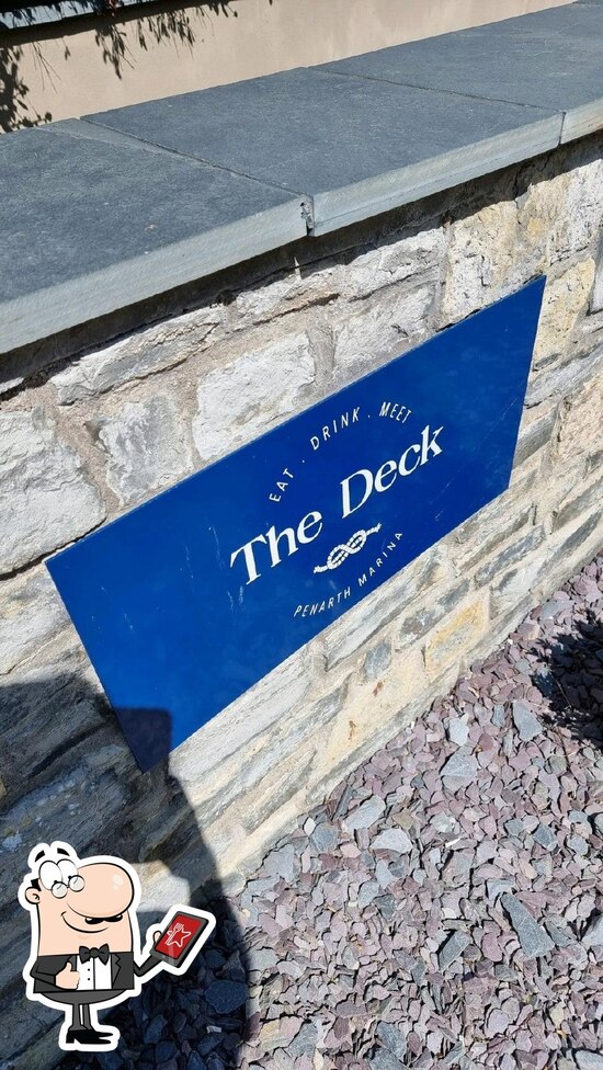 Menu at The Deck restaurant, Penarth