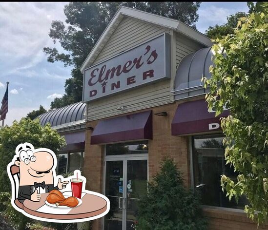 Menu at Elmer's Diner restaurant, Danbury