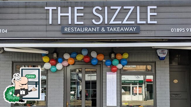 Menu at The Sizzle restaurant, Ruislip