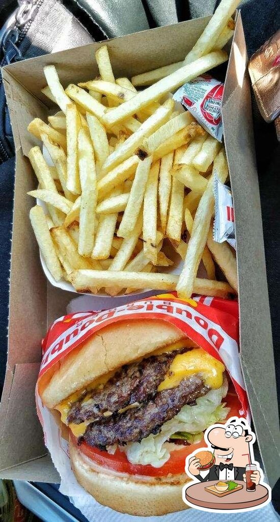 Menu at In-N-Out Burger fast food, Burbank, 761 N 1st St
