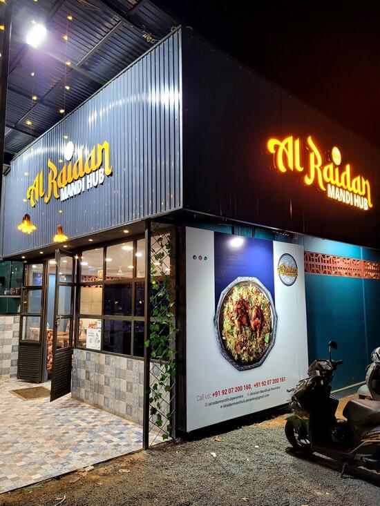 Menu at Alraidan Mandi Hub, Perambra