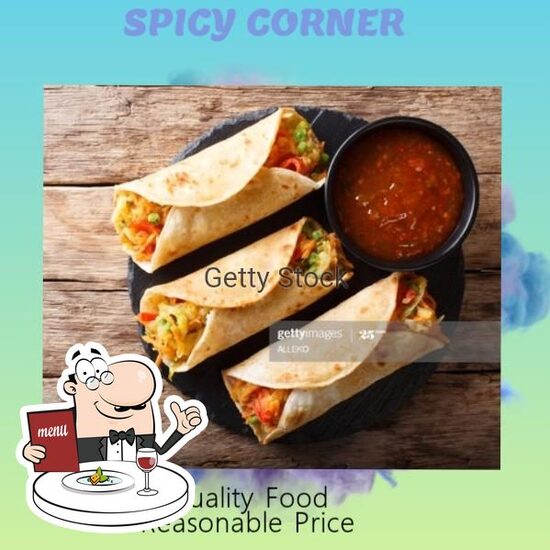 Menu at Spicy Corner, Patna, Gandhi School Rd