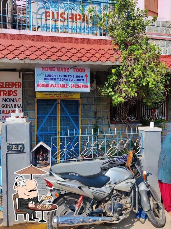 Pushpa - Home Cooked Food (Puhspa Guest House) Restaurant in Hampi ...