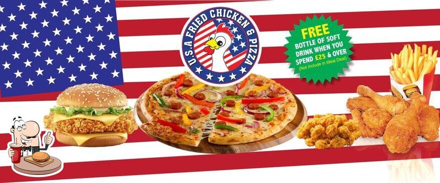 USA Fried Chicken & Pizza in Thetford - Restaurant menu and reviews