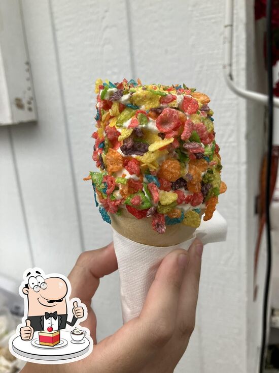 Carta del postres Calypso's Soft Serve Ice Cream, Vernonia