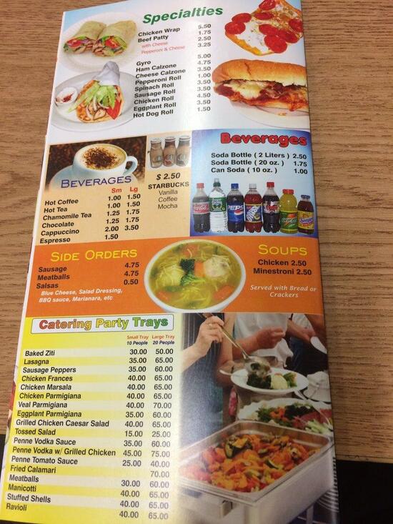 Menu at 69 Pizzeria, New York City