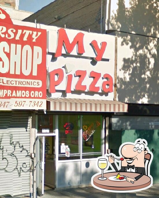 Menu at My Pizza pizzeria, New York City, University Ave