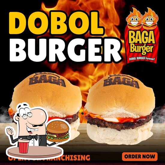 Menu at Baga Burger Bagong Silang restaurant, Caloocan