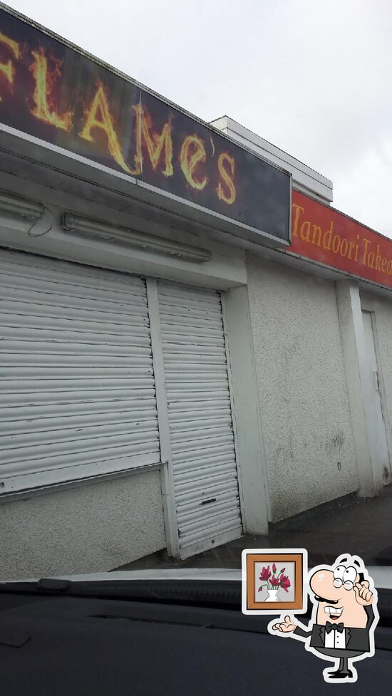 Menu at Flames Tandoori Takeaway restaurant, Falkirk