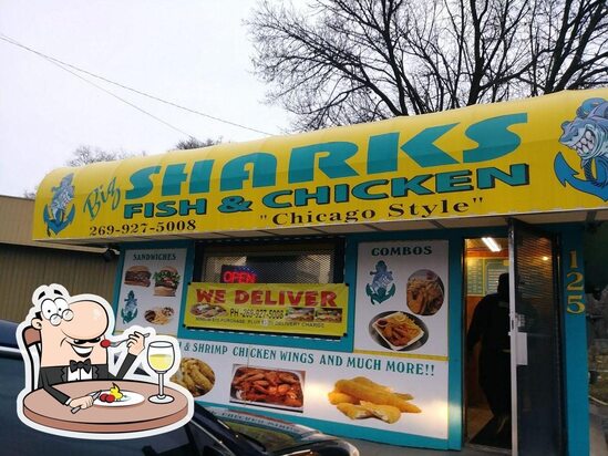 Menu at Big Shark's Fish and C restaurant, Benton Harbor