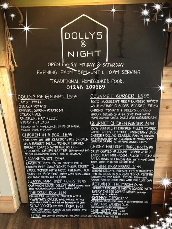 Menu at Dollys Deli fast food, Chesterfield