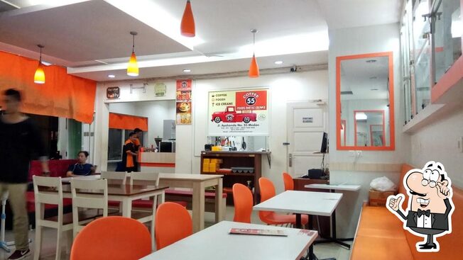 Menu at COFFEE 55 cafe, Medan
