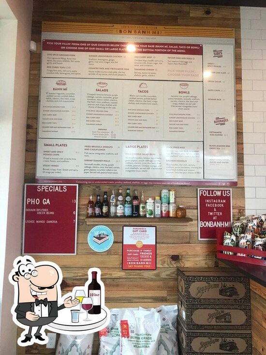 Menu at Bon Banh Mi Southeast Asian Kitchen restaurant, Mount Pleasant ...