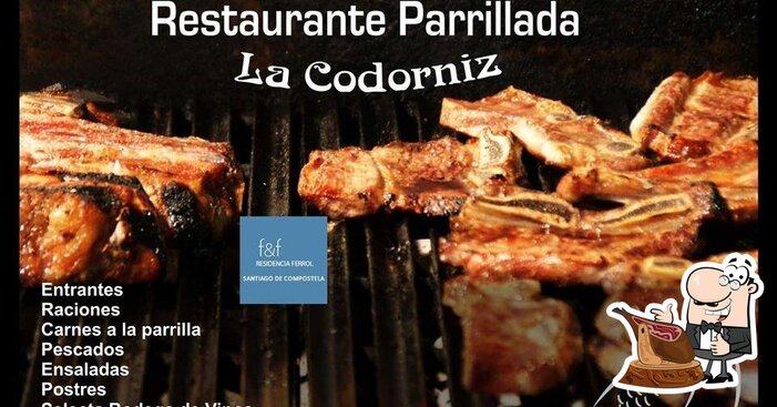 Menu at Restaurante La Codorniz, Santiago de Compostela
