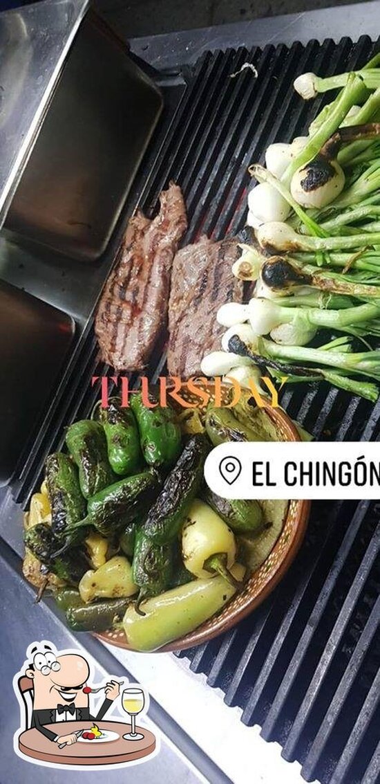 Menu at El Chingón restaurant, Tlaquepaque