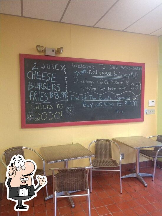 Menu at D&J Fish and Chicken restaurant, Roseville