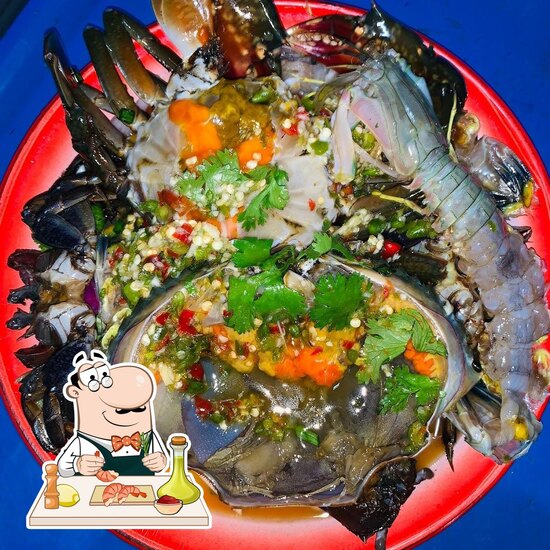 Menu at Da’s Crab restaurant, Bangkok