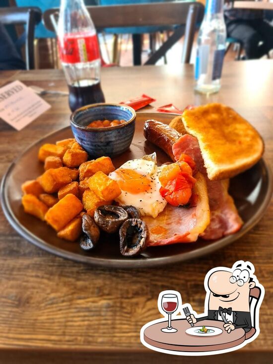 Carta del café One Up, Redcar