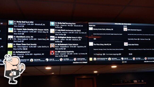 Menu at Uncommon Pints pub & bar, Rothschild