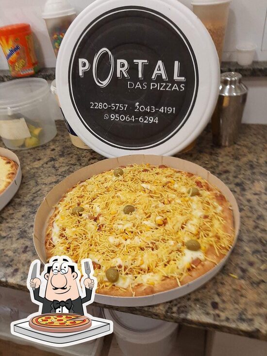 Menu at Portal das Pizzas restaurant, São Paulo, Praça Aramã
