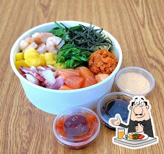 Menu at Poke Doke restaurant, El Cajon